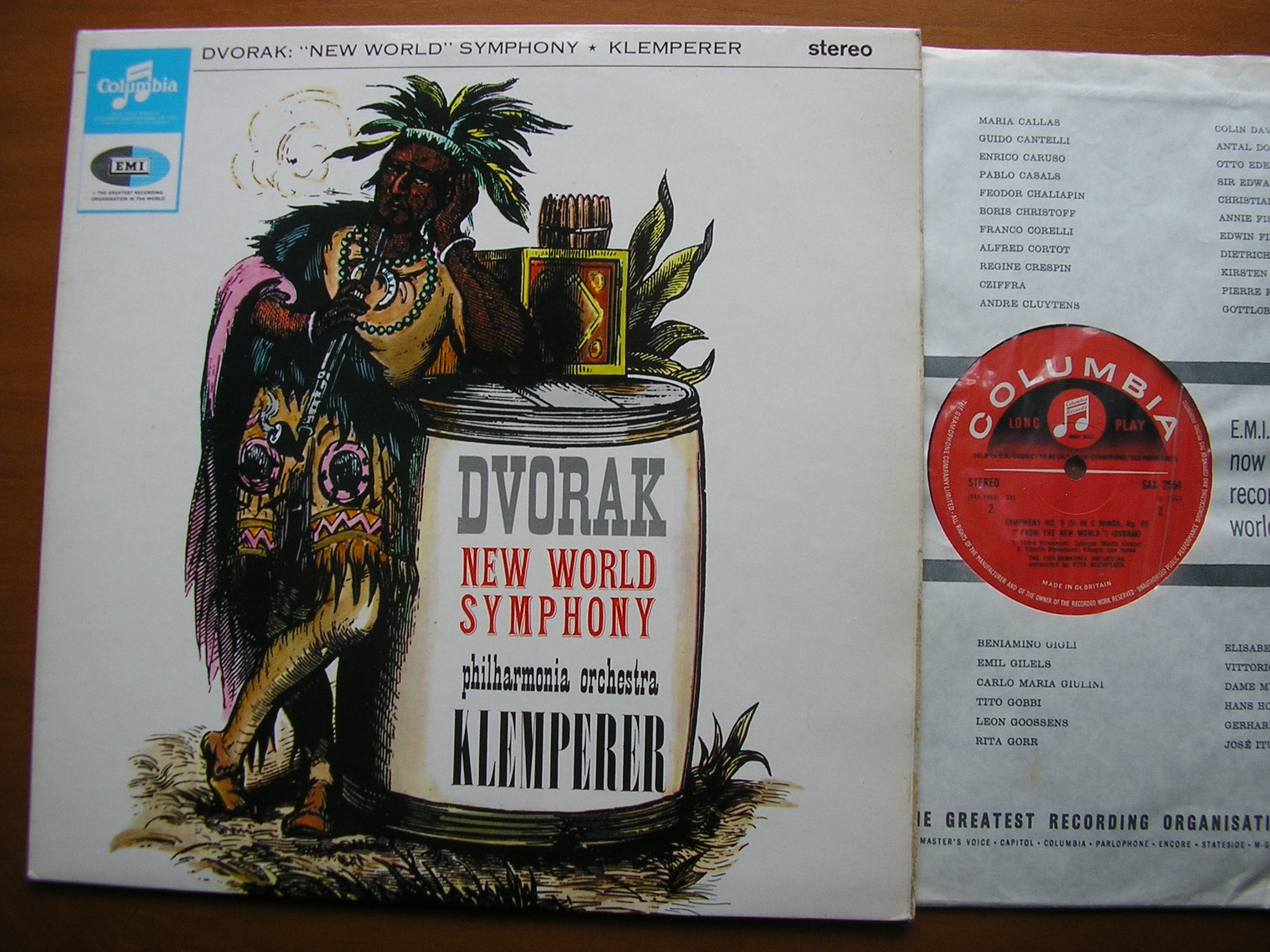 DVORAK: SYMPHONY No.9 'New World' KLEMPERER / PHILHARMONIA SAX 2554 ...