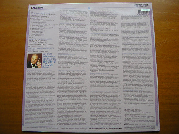 STRAVINSKY: THE FIREBIRD Suite 1945 / LYADOV: THE ENCHANTED LAKE JARVI – Kingsway Hall Classical ...