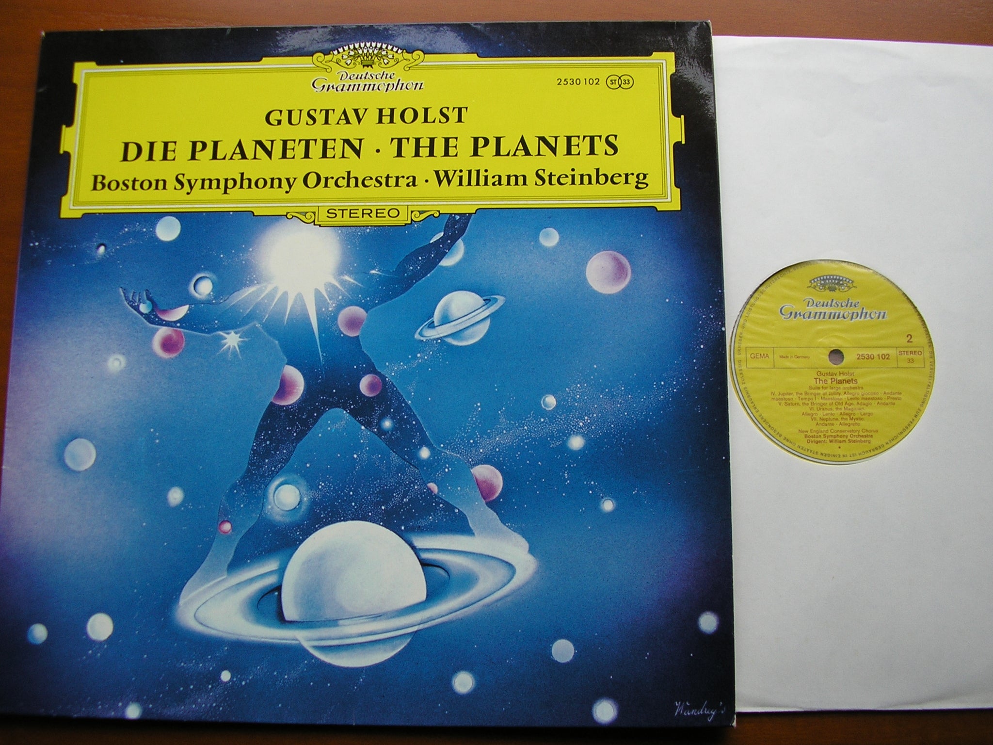 HOLST: THE PLANETS STEINBERG / BOSTON SYMPHONY 2530 102 – Kingsway Hall Classical Records