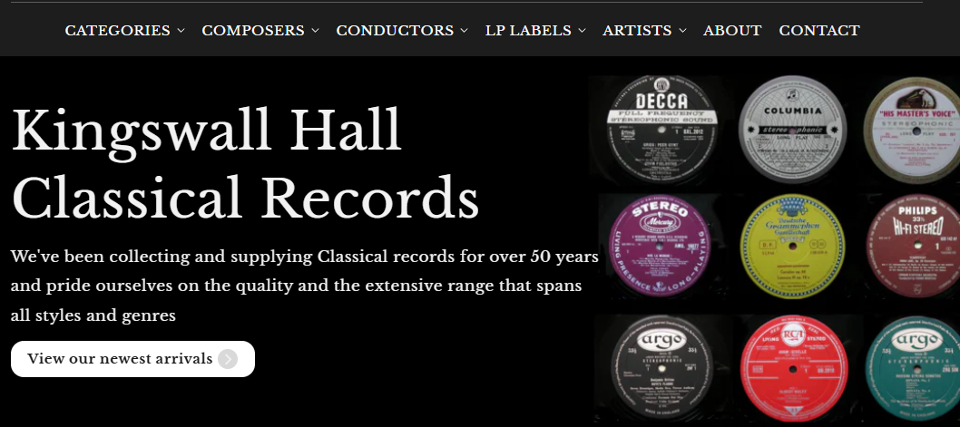 Welcome to our new Website – Kingsway Hall Classical Records
