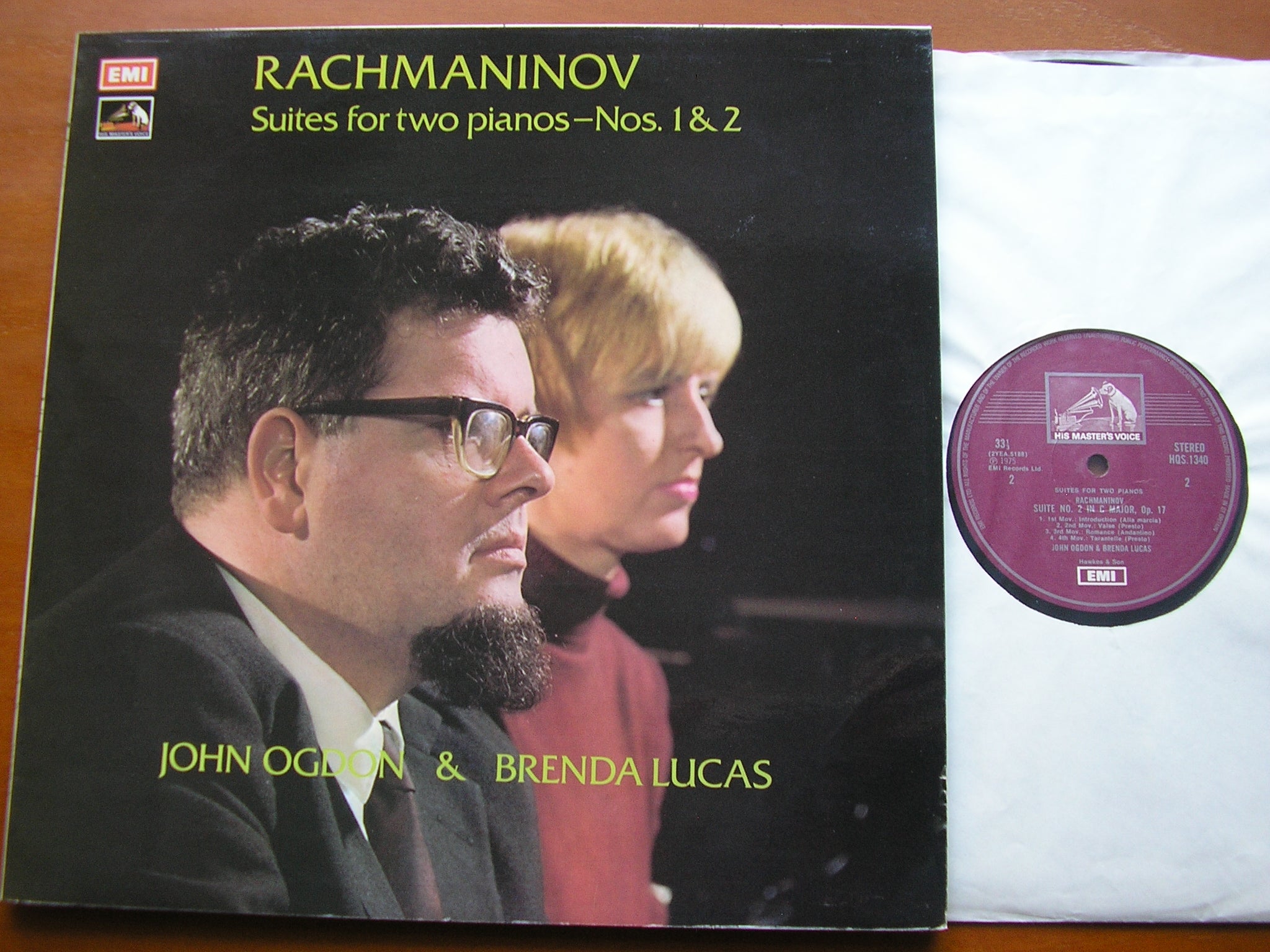 RACHMANINOV: SUITES FOR TWO PIANOS Nos. 1 & 2 JOHN OGDON / BRENDA LUCA ...