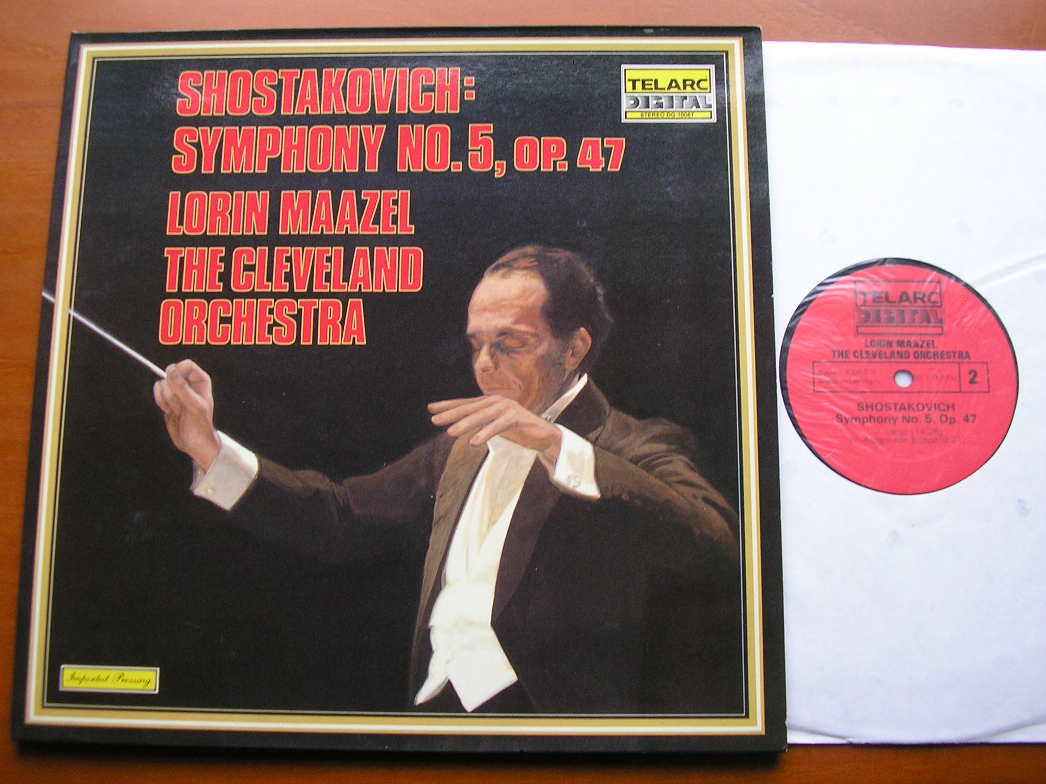 SHOSTAKOVICH: SYMPHONY No. 5 LORIN MAAZEL / CLEVELAND ORCHESTRA DG-100 ...