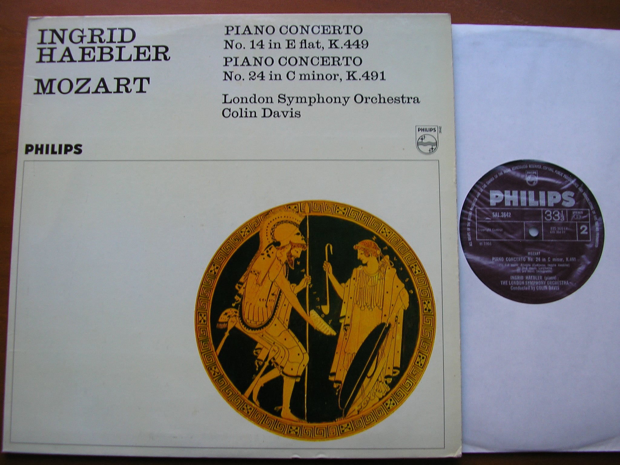 MOZART: PIANO CONCERTOS Nos. 14 & 24 HAEBLER / LONDON SYMPHONY / DAVIS ...
