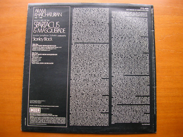 KHACHATURIAN: SPARTACUS / MASQUERADE ballet suites LONDON SYMPHONY / B ...