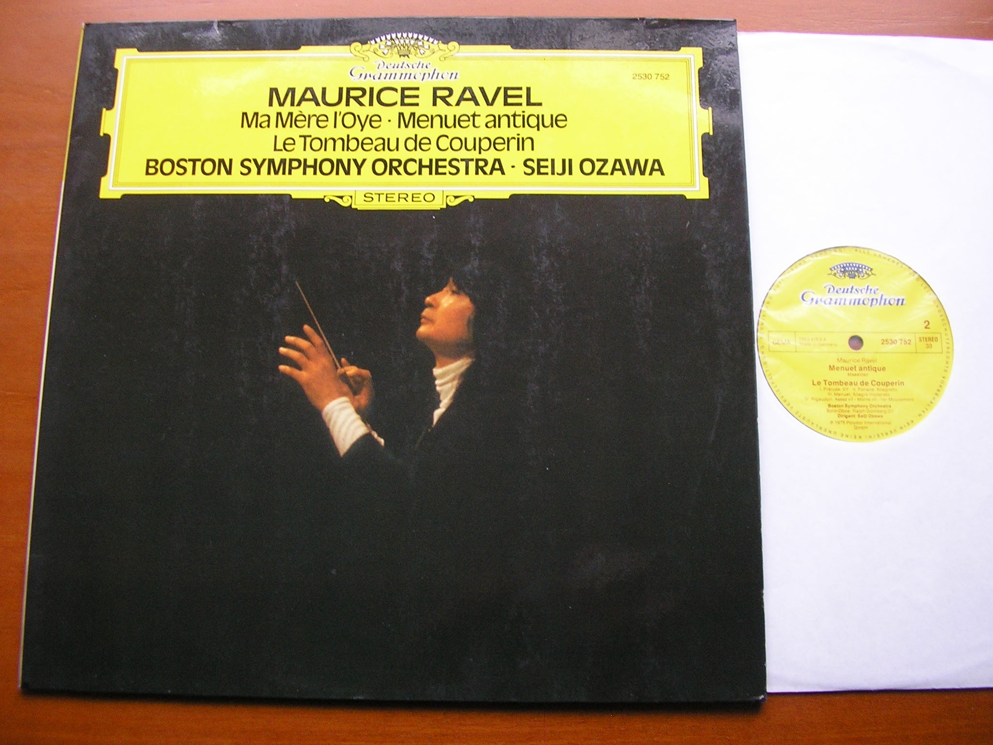 RAVEL: MA MERE L'OYE / MENUET ANTIQUE / LE TOMBEAU DE COUPERIN BOSTON ...