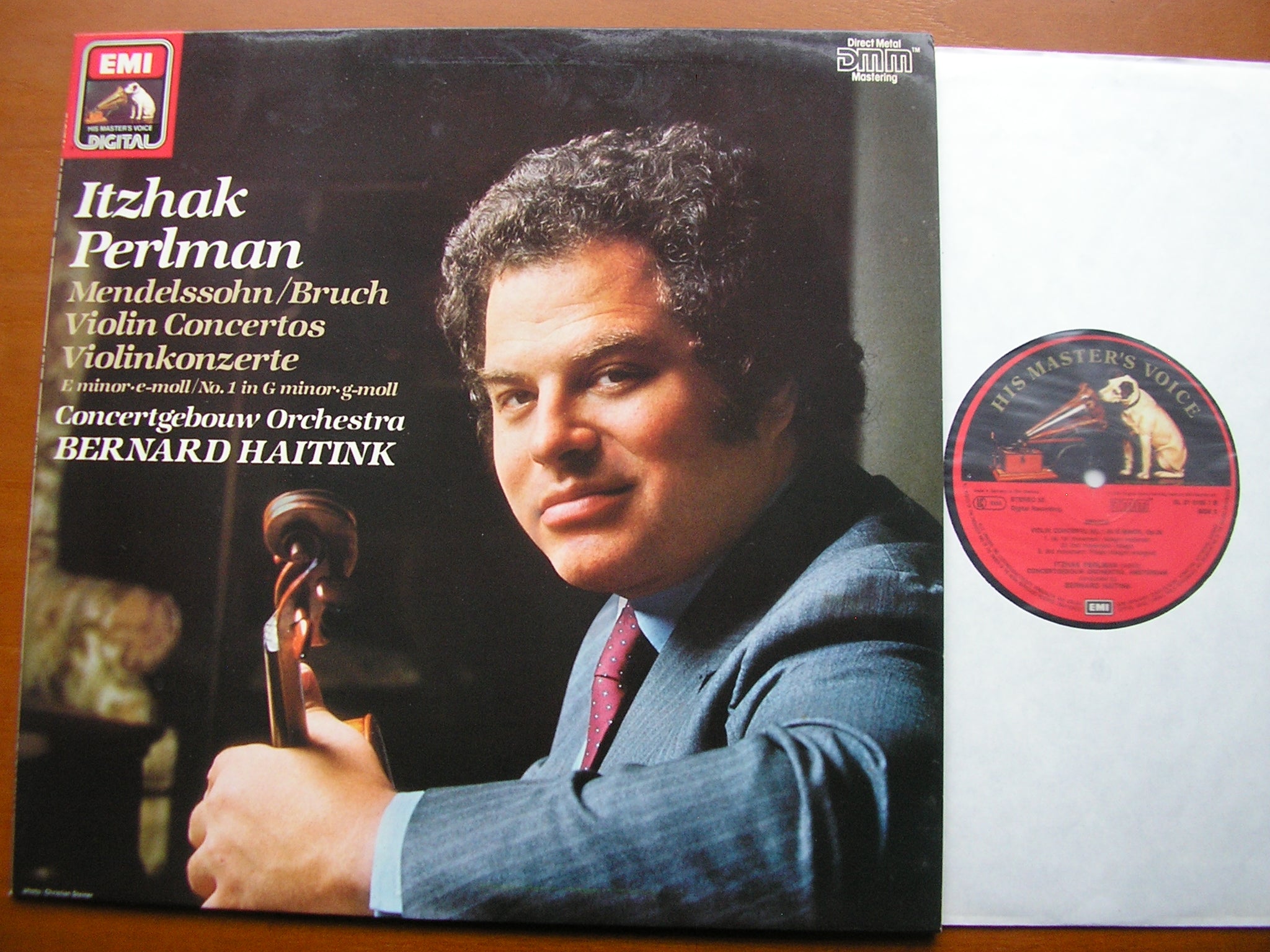 MENDELSSOHN & BRUCH: VIOLIN CONCERTOS PERLMAN / CONCERTGEBOUW / HAITIN ...