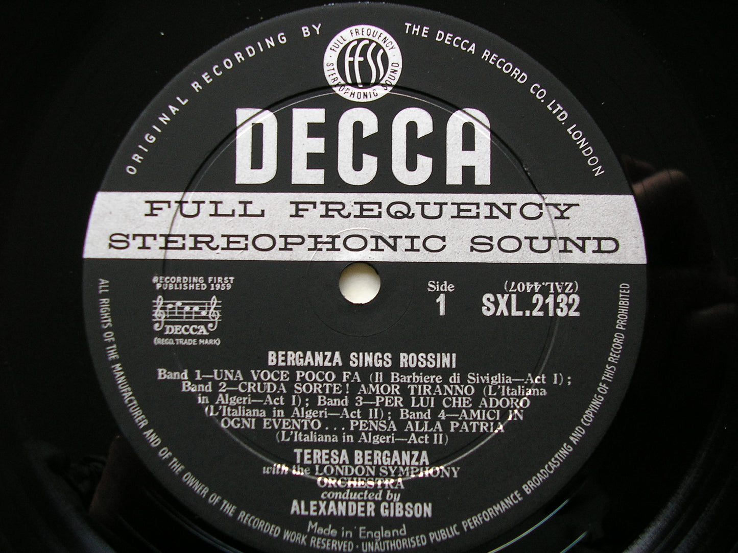 BERGANZA SINGS ROSSINI: OPERA ARIAS / STABAT MATER BERGANZA / LONDON S ...