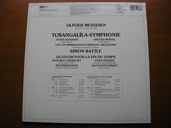 MESSIAEN: TURANGALILA SYMPHONIE / QUARTET FOR THE END OF TIME SOLOISTS ...