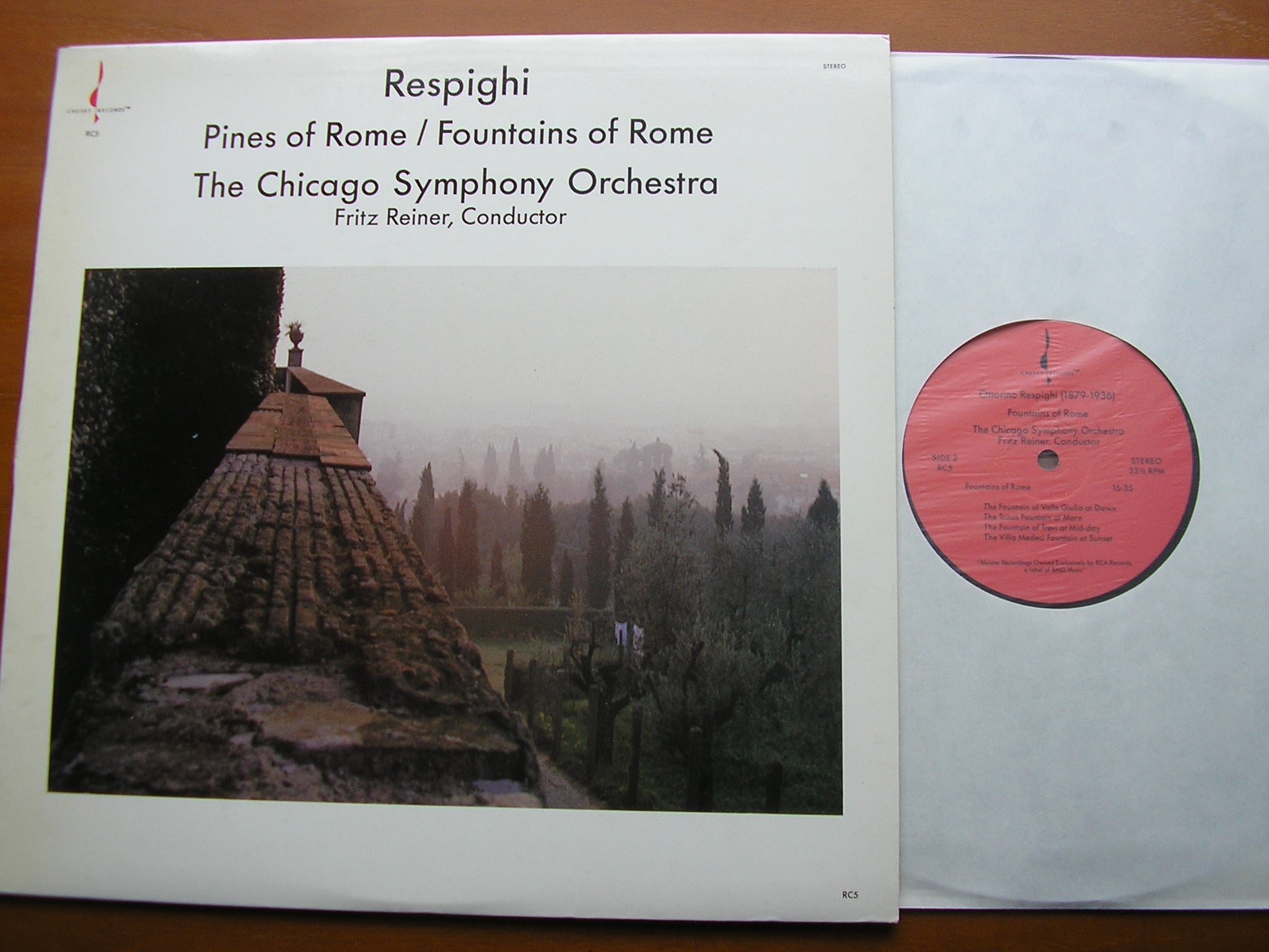 RESPIGHI: PINES OF ROME / FOUNTAINS OF ROME REINER / CHICAGO SYMPHONY ...