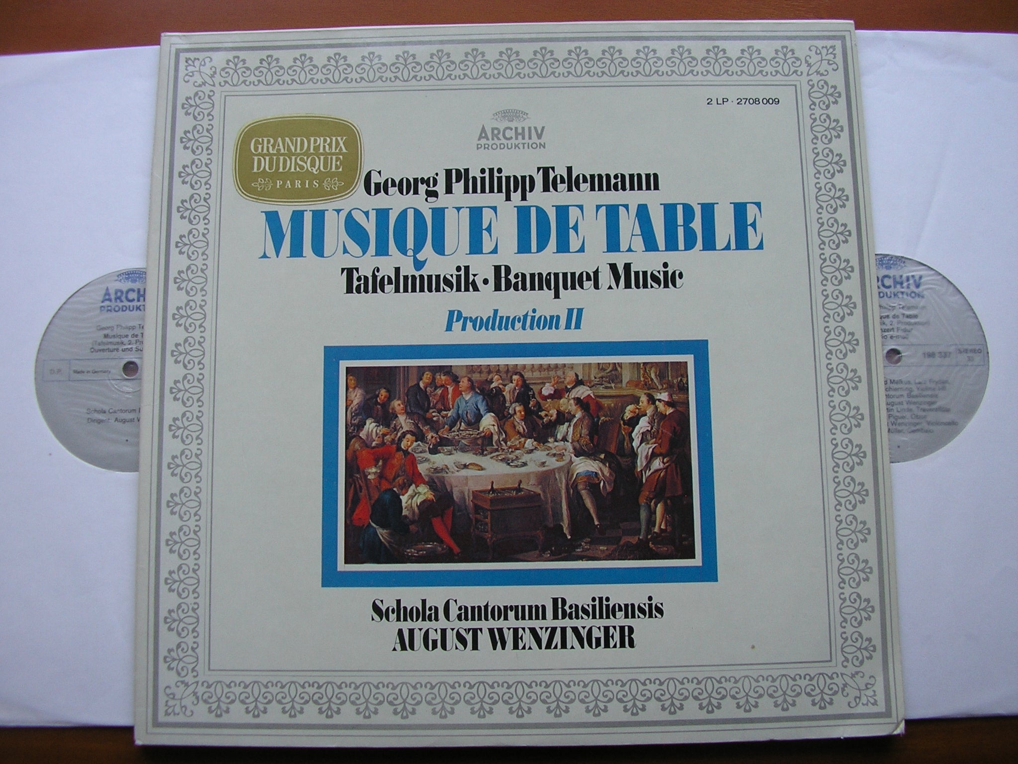 TELEMANN: TAFELMUSIK Production 2 WENZINGER / SCHOLA CANTORUM BASILIEN ...