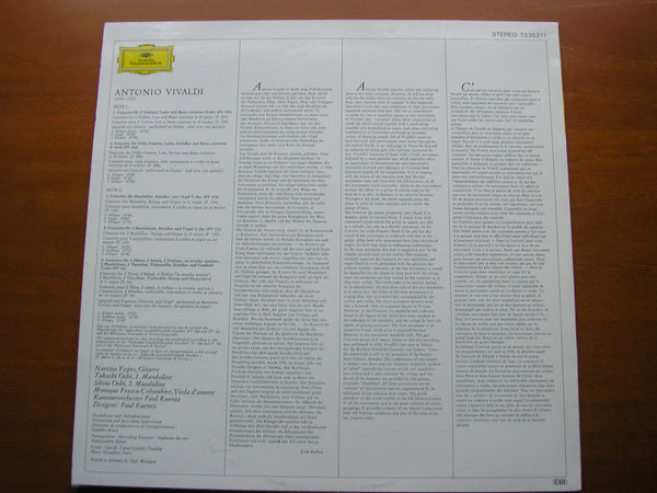 VIVALDI: CONCERTOS FOR GUITAR & MANDOLIN YEPES / OCHI / FRASCA-COLOMBI ...