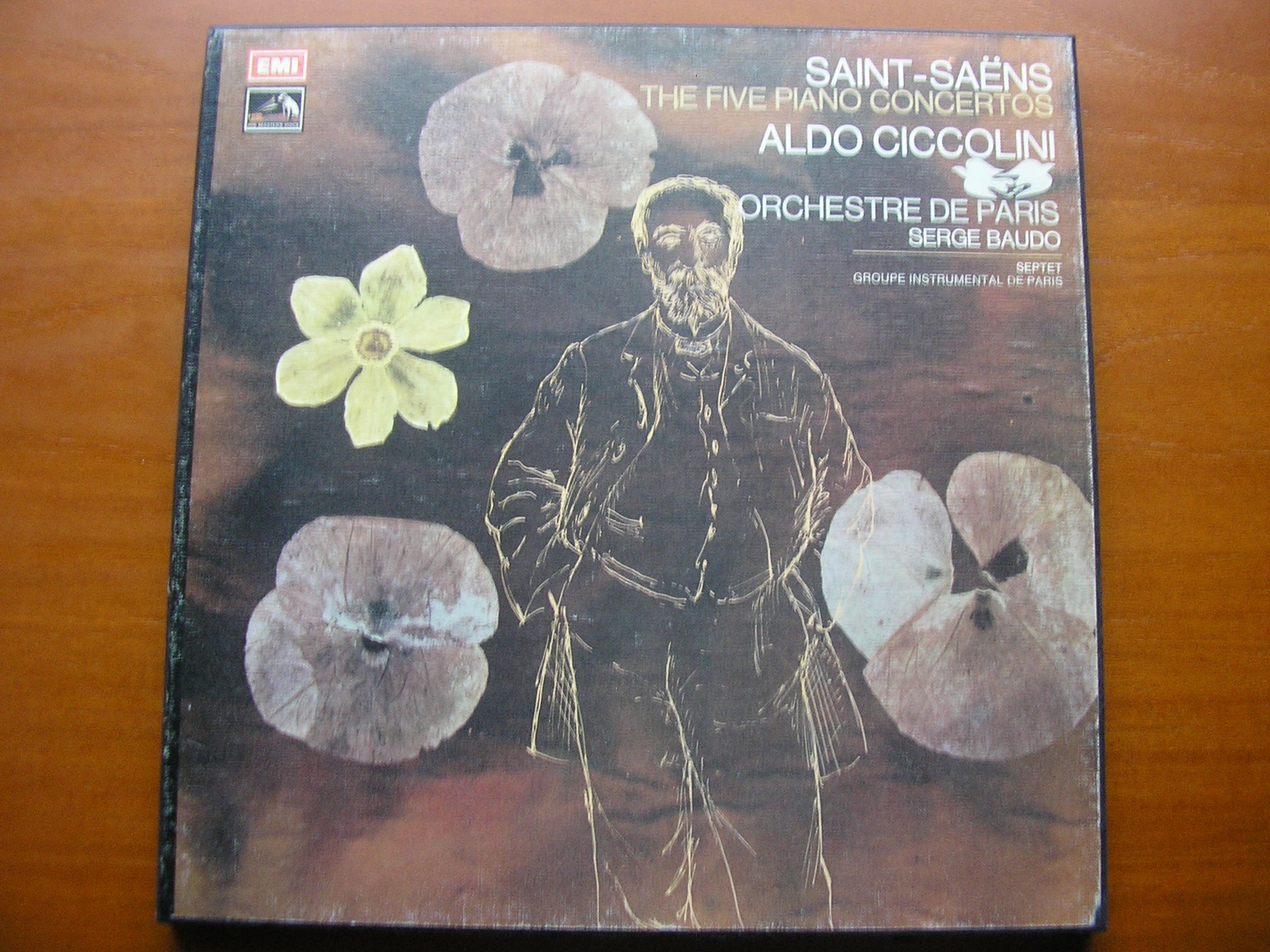 SAINT-SAENS: THE FIVE PIANO CONCERTOS CICCOLINI / ORCHESTRA DE PARIS ...