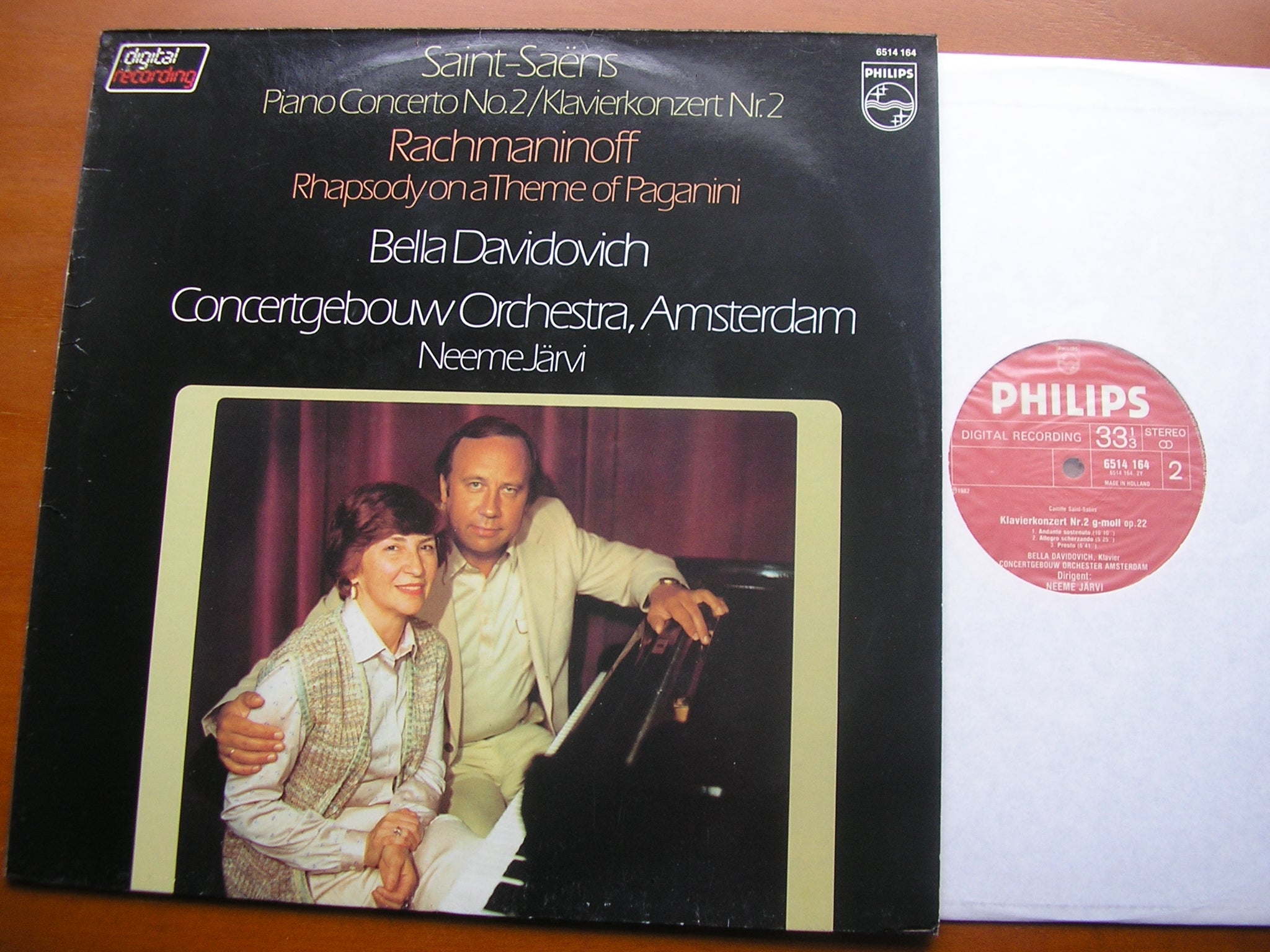 SAINT-SAENS: PIANO CONCERTO No. 2 / RACHMANINOV: PAGANINI RHAPSODY DAV ...