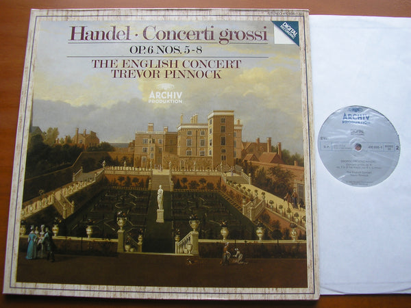 HANDEL: CONCERTI GROSSI Op. 6 Nos. 5 - 8 THE ENGLISH CONCERT / PINNOCK ...