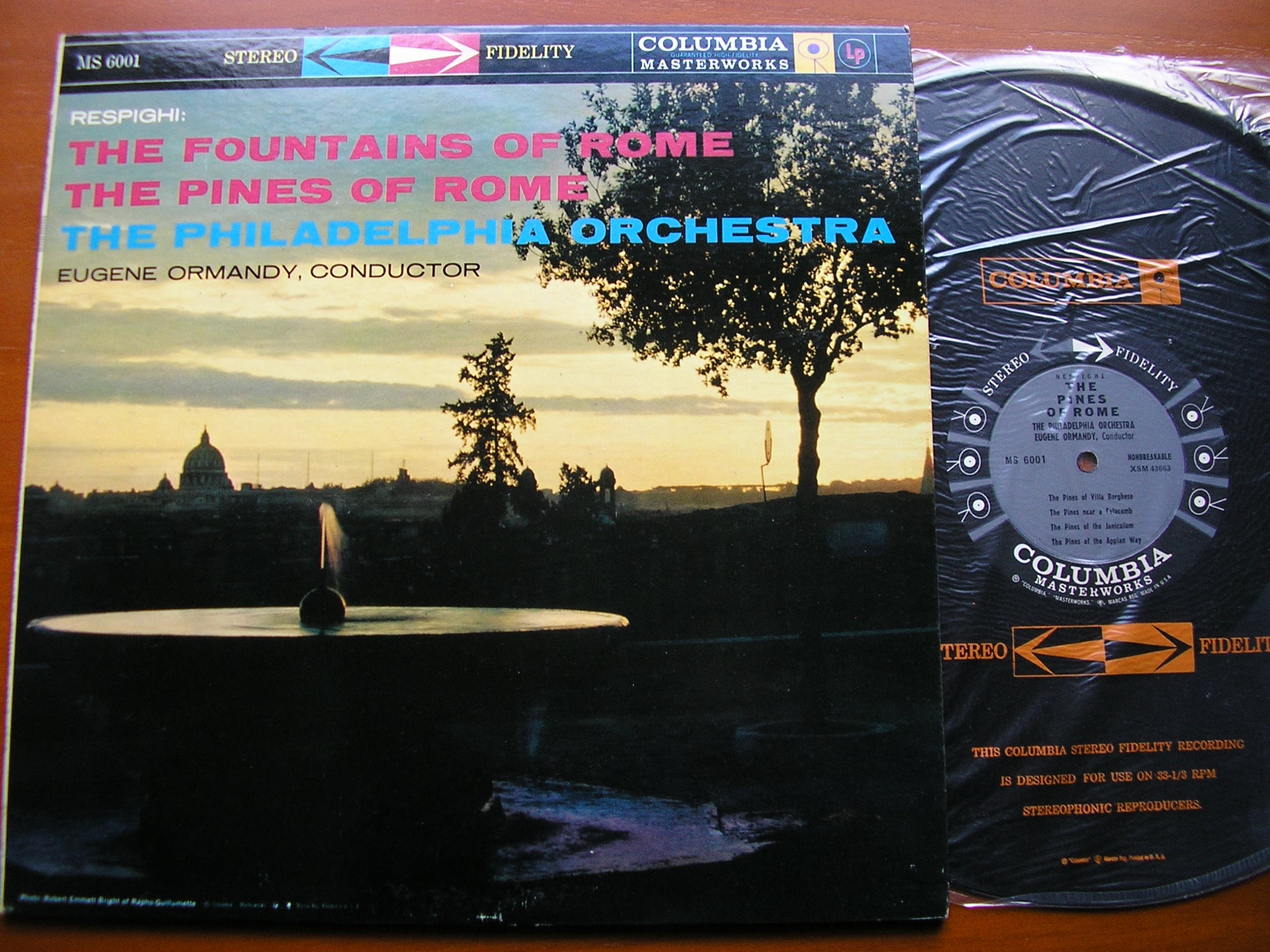 RESPIGHI: PINES OF ROME / FOUNTAINS OF ROME ORMANDY / PHILADELPHIA ORC ...