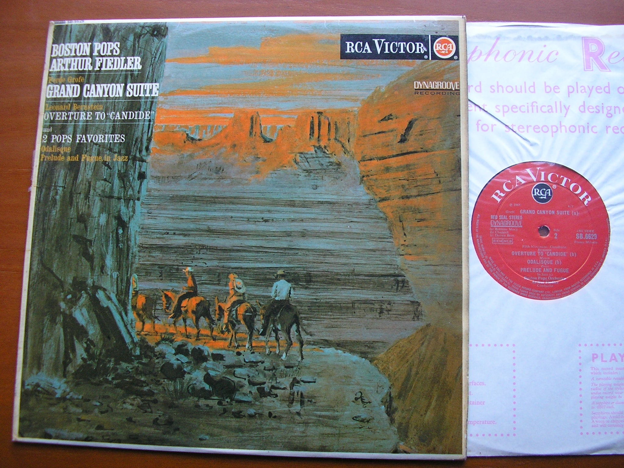 GROFE: GRAND CANYON SUITE / BERNSTEIN: OVERTURE 'Candide' FIEDLER / BO ...