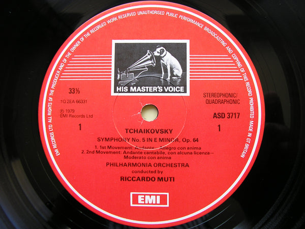 TCHAIKOVSKY: THE SYMPHONIES RICCARDO MUTI / PHILHARMONIA ASD 3213 / 34 ...