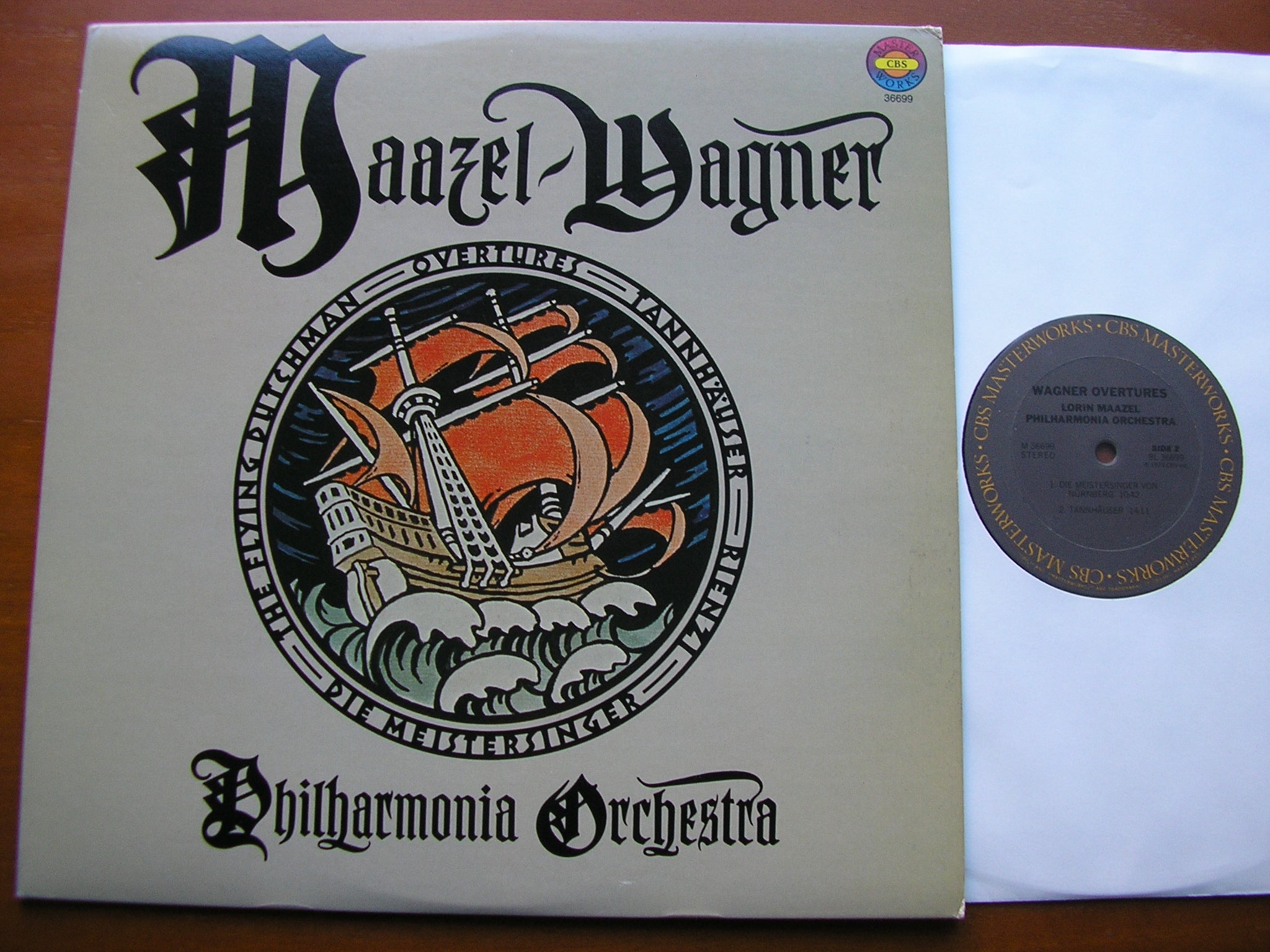 WAGNER: OVERTURES LORIN MAAZEL / PHILHARMONIA ORCHESTRA M36699 ...