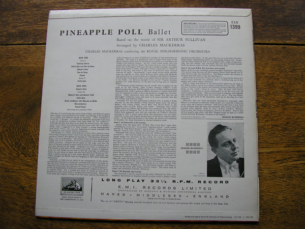 SULLIVAN: PINEAPPLE POLL MACKERRAS / ROYAL PHILHARMONIC CSD 1399 ...