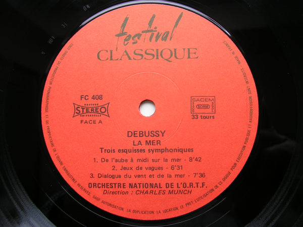 DEBUSSY: LA MER / NOCTURNES CHARLES MUNCH / FRENCH NATIONAL RADIO ORCH ...