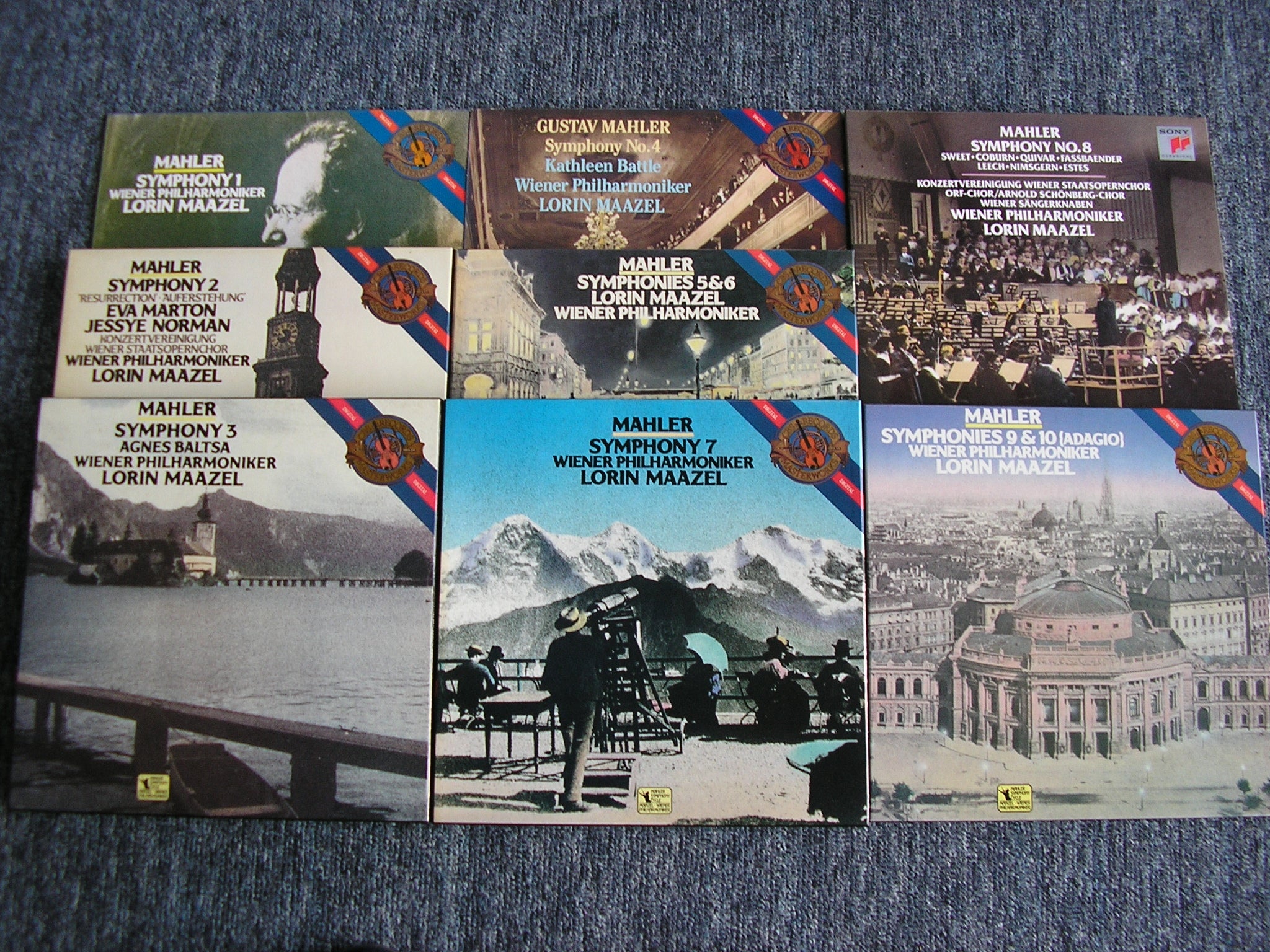 MAHLER: THE SYMPHONIES SOLOISTS / VIENNA PHILHARMONIC ORCHESTRA / MAAZ ...