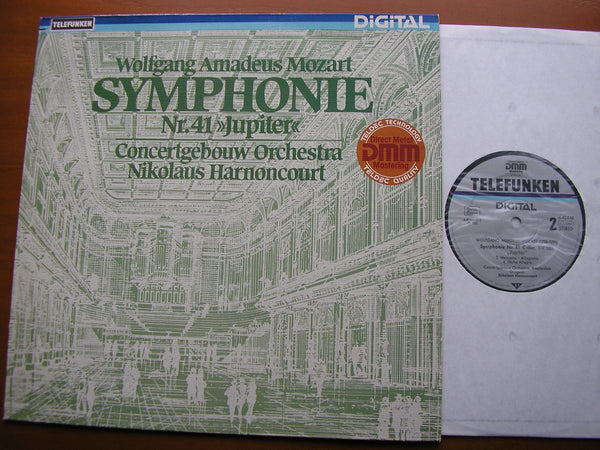 MOZART: SYMPHONY No. 41 'Jupiter' HARNONCOURT / CONCERTGEBOUW ORCHESTR ...