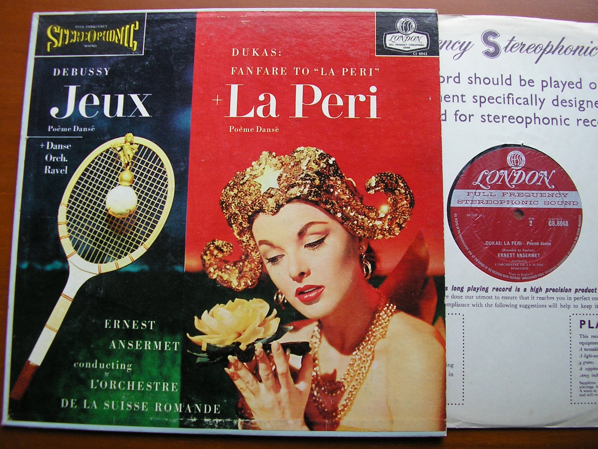 DEBUSSY: JEUX / DUKAS: LA PERI ANSERMET / SUISSE ROMANDE CS 6043 ...