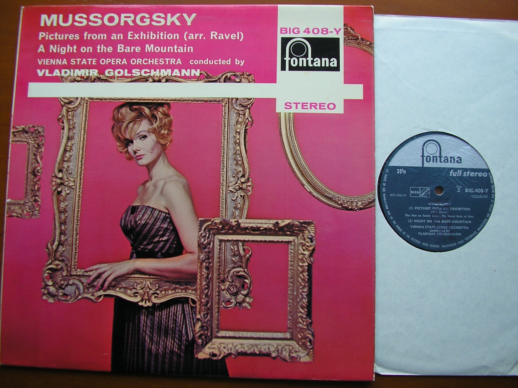 MUSSORGSKY: PICTURES AT AN EXHIBITION / NIGHT ON BARE MOUNTAIN GOLSCHM ...