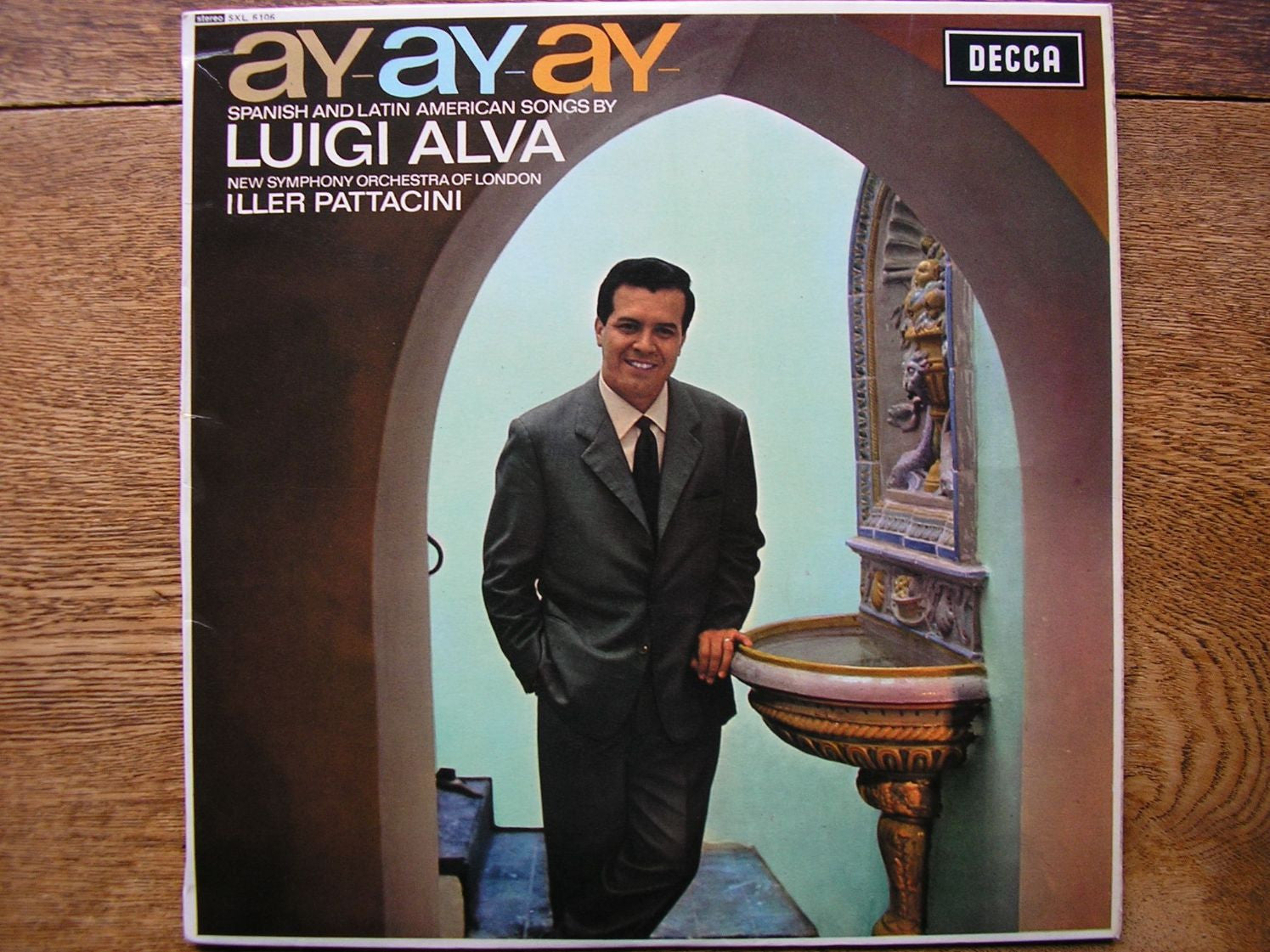 SXL 6106 LUIGI ALVA SINGS SPANISH & LATIN AMERICAN SONGS ALVA / NSOL ...