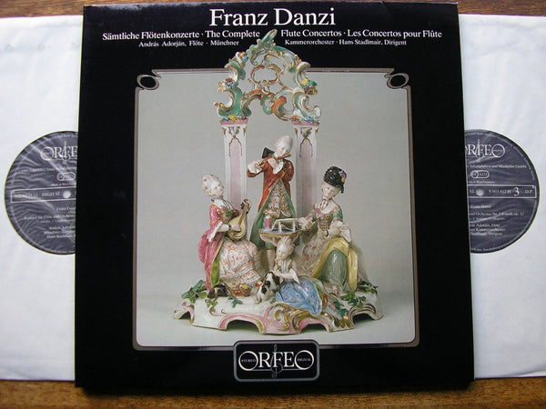 DANZI: THE COMPLETE FLUTE CONCERTOS ANDRAS ADORJAN / MUNICH CHAMBER OR ...