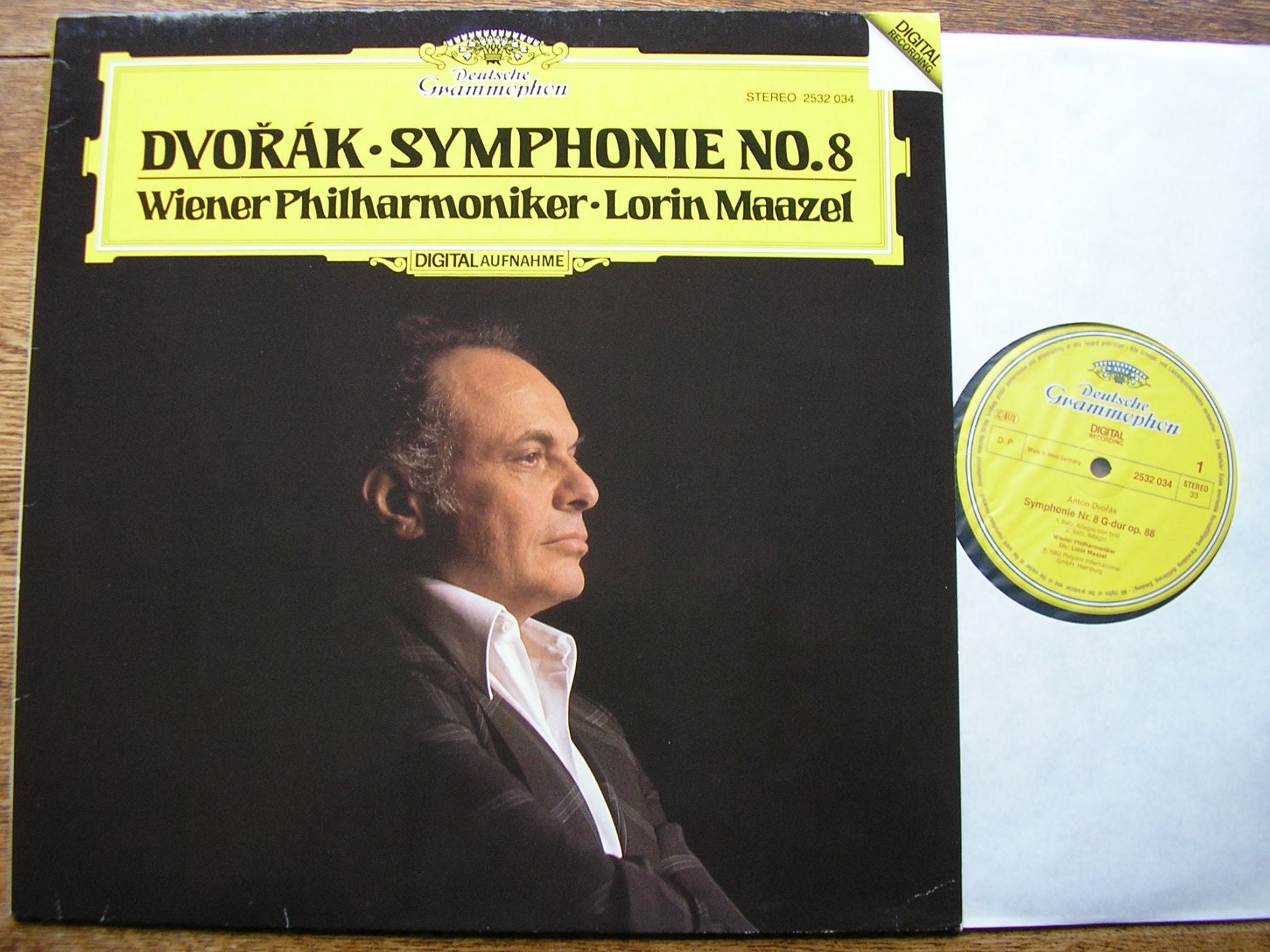 DVORAK: SYMPHONY No. 8 LORIN MAAZEL / VIENNA PHILHARMONIC 2532 034 ...