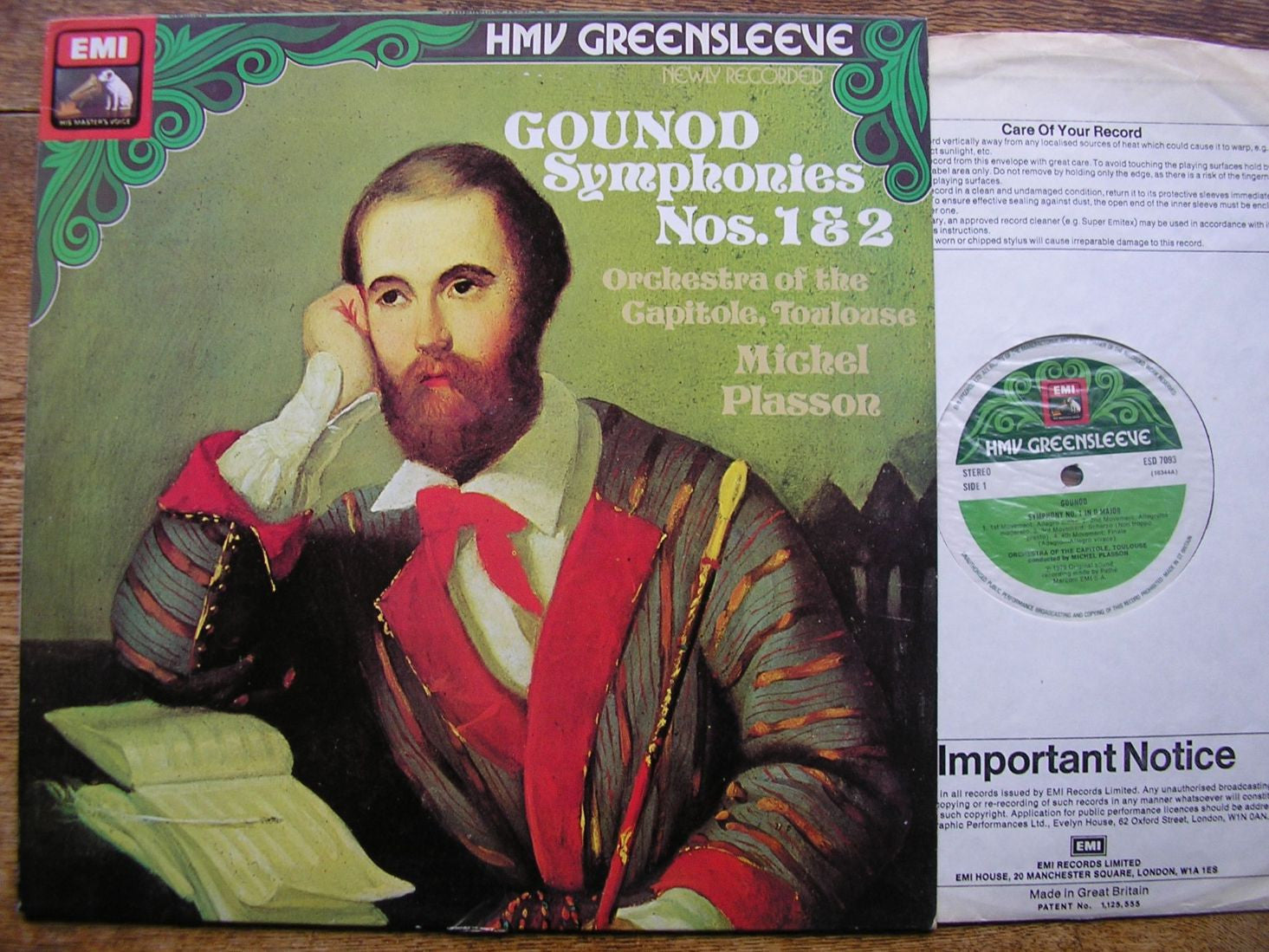 GOUNOD: SYMPHONIES Nos. 1 & 2 PLASSON / TOULOUSE ORCHESTRA ESD 7093 ...