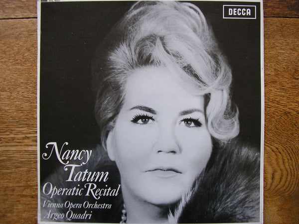 NANCY TATUM SINGS OPERATIC ARIAS VIENNA OPERA / QUADRI SXL 6221 ...