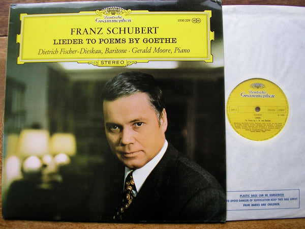 SCHUBERT: GOETHE LIEDER DIETRICH FISCHER-DIESKAU / GERALD MOORE 2530 2 ...