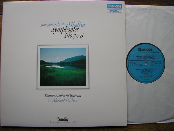 SIBELIUS: SYMPHONIES Nos. 3 & 6 SIR ALEXANDER GIBSON / SCOTTISH NATION ...
