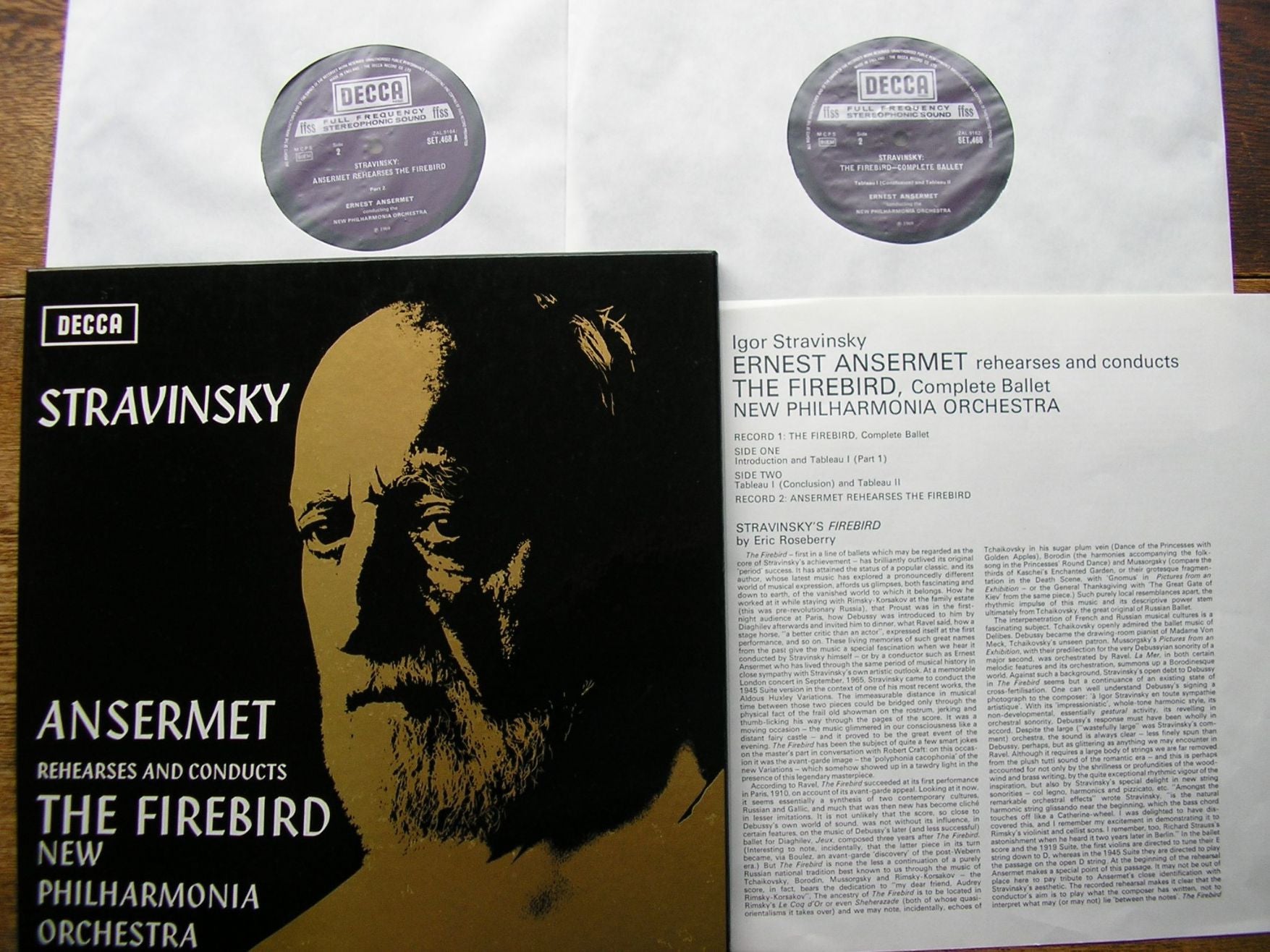 STRAVINSKY: ANSERMET REHEARSES & CONDUCTS 'THE FIREBIRD' ERNEST ANSERM – Kingsway Hall Classical ...