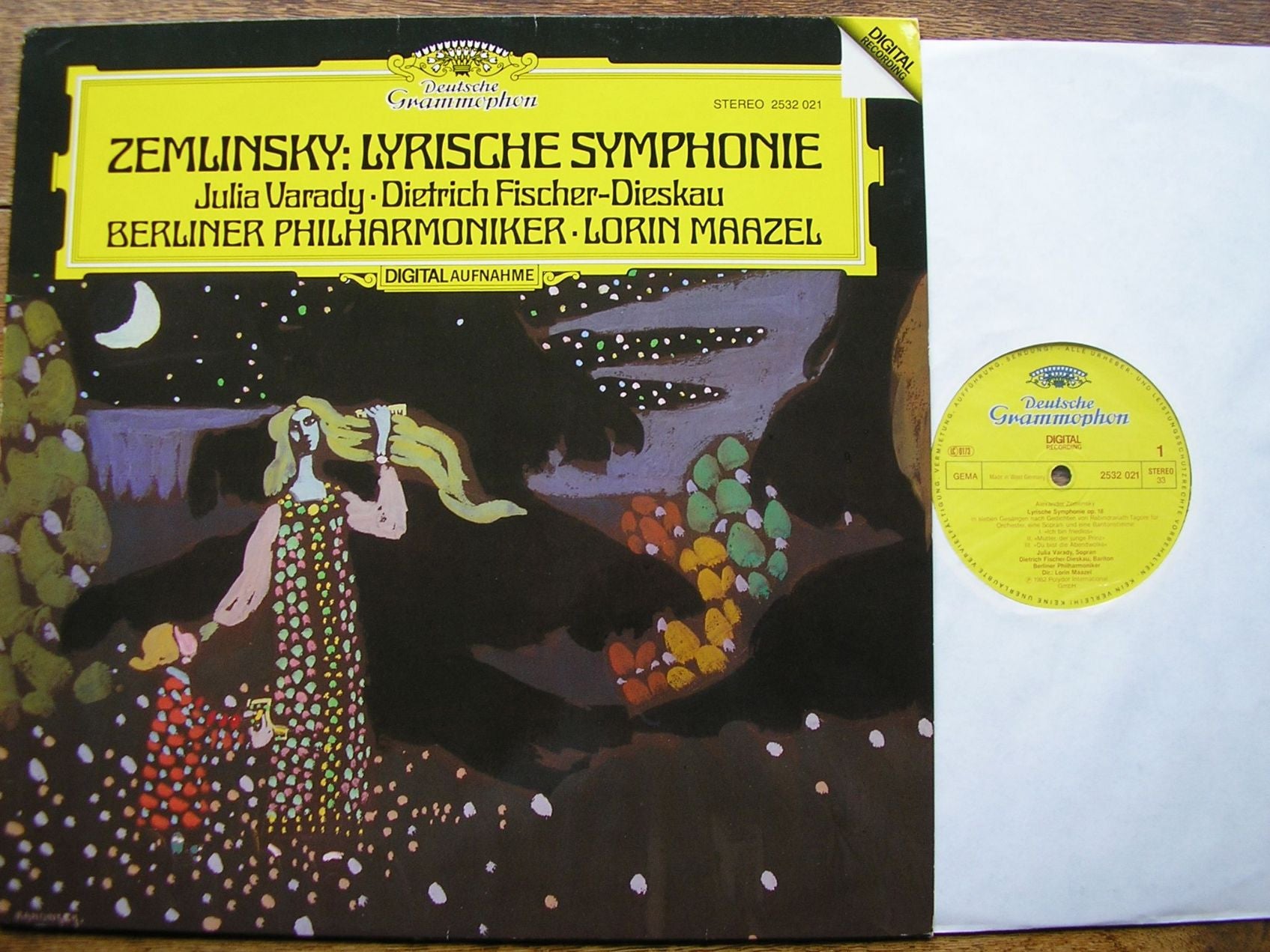 ZEMLINSKY: LYRISCHE SYMPHONIE JULIA VARADY / FISCHER-DIESKAU / BPO / L ...